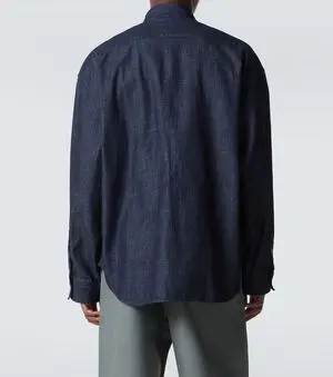 Acne Studios Embroidered Denim Shirt