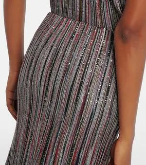 Missoni Striped Lamé Maxi Skirt