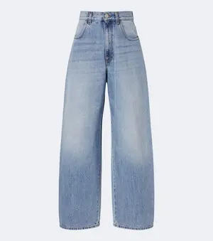 RÓHE Barrel Leg Jeans In Classic - Blue