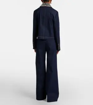 Veronica Beard Crue Wide-leg Jeans