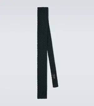 Rubinacci Knitted Silk Tie - Multicoloured