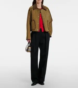 Burberry Wool And Cashmere Cardigan