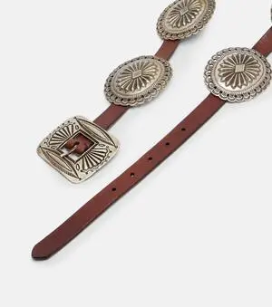Polo Ralph Lauren Embellished Leather Belt