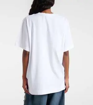 Simone Rocha Floral Cotton Jersey T-shirt