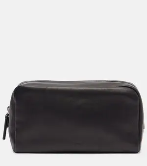 THE ROW Astra Leather Pouch - Black