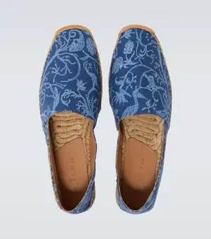 Kiton Printed Espadrilles - Blue