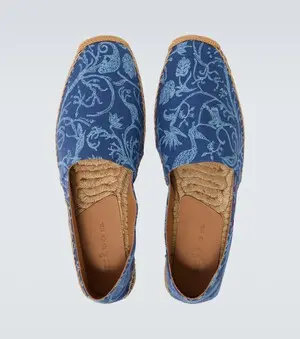 Kiton Printed Espadrilles
