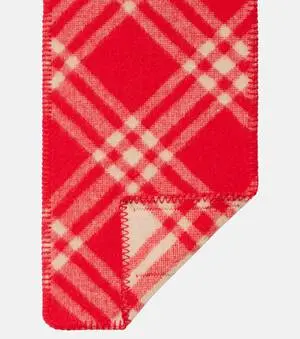 Burberry Check Wool Scarf