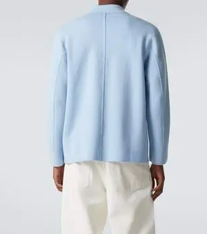 ALLUDE Wool And Cashmere Overshirt - Grey
