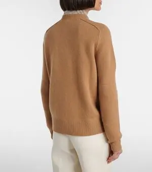 Burberry Cashmere-blend Cardigan - Beige