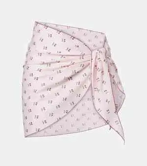 MONTCE Cherries Cotton Beach Cover-up - Pink