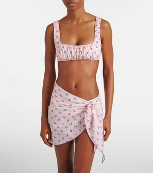MONTCE Cherries Cotton Beach Cover-up - Pink