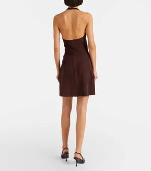 Stouls Chiquita Suede Mini Dress - Brown
