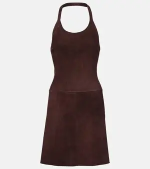 Stouls Chiquita Suede Mini Dress - Brown