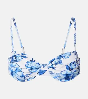 Farm Rio Floral Print Underwire Bikini Top