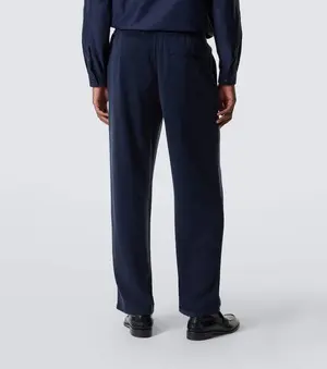 Giorgio Armani Mid-rise Straight Pants - Blue