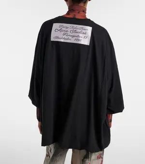 Acne Studios Eniko Logo Gathered T-shirt