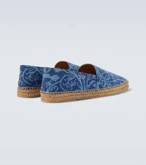 Kiton Printed Espadrilles - Blue
