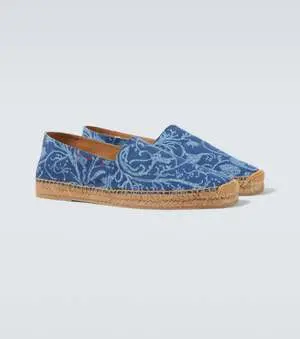 Kiton Printed Espadrilles - Blue