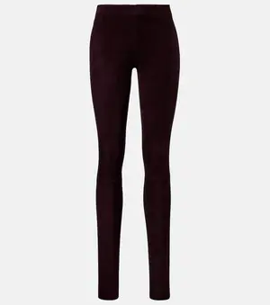 Women's Suede Leggings