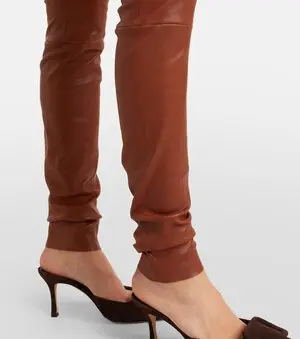 Stouls Carolyn Leather Slim Pants