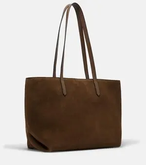 DEMELLIER Leather-trimmed Suede Tokyo Tote Bag