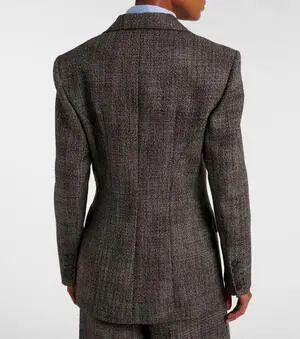 JOSEPH Virgin Wool Single-breasted Blazer - Brown