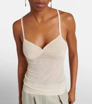 Victoria Beckham Cami Cotton-blend Top