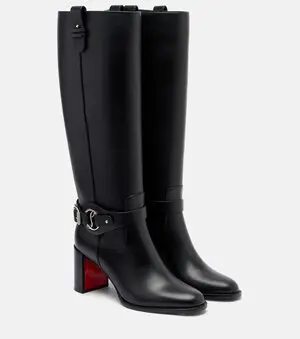CHRISTIAN LOUBOUTIN Dianouchette Botta 70 Knee-high Boots - Black