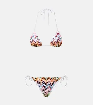 Missoni Chevron Two-piece Bikini Set - Multicoloured