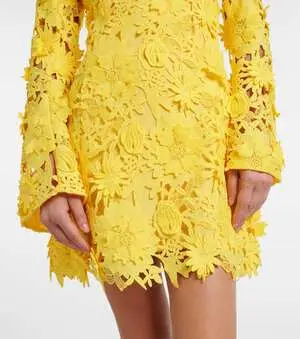 LEO LIN Suzanne Lace Mini Dress