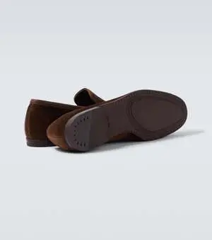 John Lobb Tyne Suede Loafers