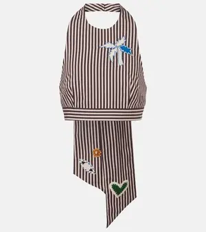 ALEMAIS Sirocco Embroidered Crop Top