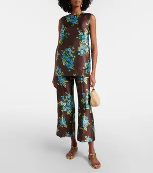 ALEMAIS Floral Print Top