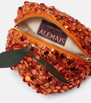 ALEMAIS Mini Sequined Crossbody Bag