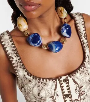 ALEMAIS Alémais Le Jardin Beaded Necklace - Multicoloured