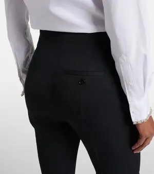 Alexander McQueen Wool Bootcut Pants