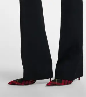 Alexander McQueen Wool Bootcut Pants