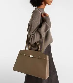 DEMELLIER Hudson Top-handle Bag - Beige