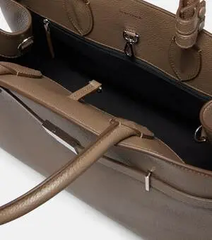 DEMELLIER Hudson Leather Top-handle Bag - Green