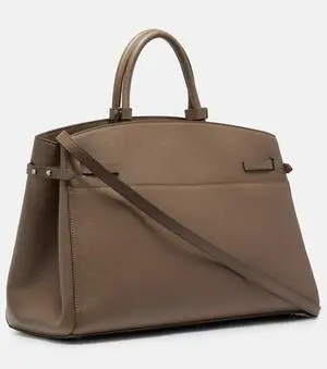DEMELLIER Hudson Leather Top-handle Bag - Green