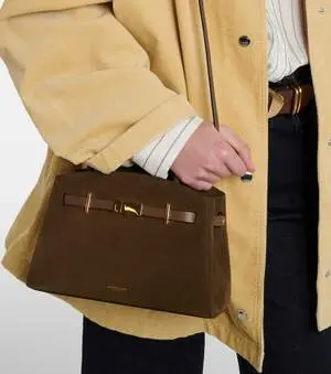 DEMELLIER Hudson Small Top-handle Bag - Brown