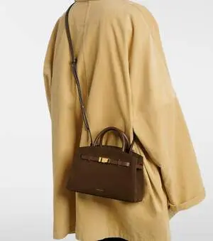 DEMELLIER Hudson Small Top-handle Bag - Brown