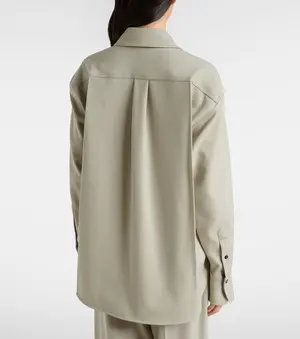 Victoria Beckham Oversized Shirt - Grey