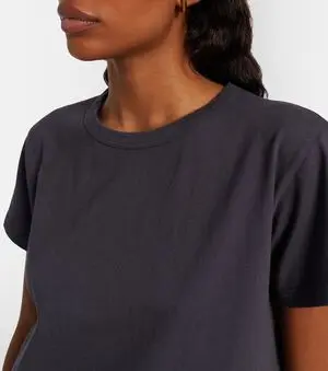 LESET Margo Cotton Jersey T-shirt - Blue