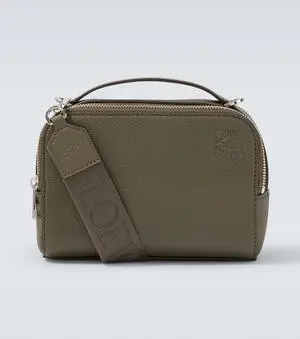 Loewe Mini Leather Crossbody Bag - Green