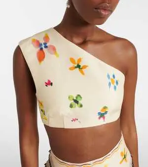 ALEMAIS Alémais Sidi Printed Crop Top