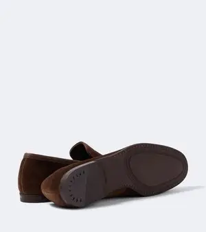 John Lobb Tyne Suede Loafers