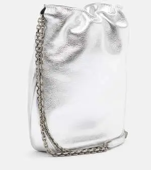 ROGER VIVIER Pilgrim Nano Metallic Bucket Bag