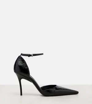 Alaïa D'orsay 90 Patent Leather Pumps - Black